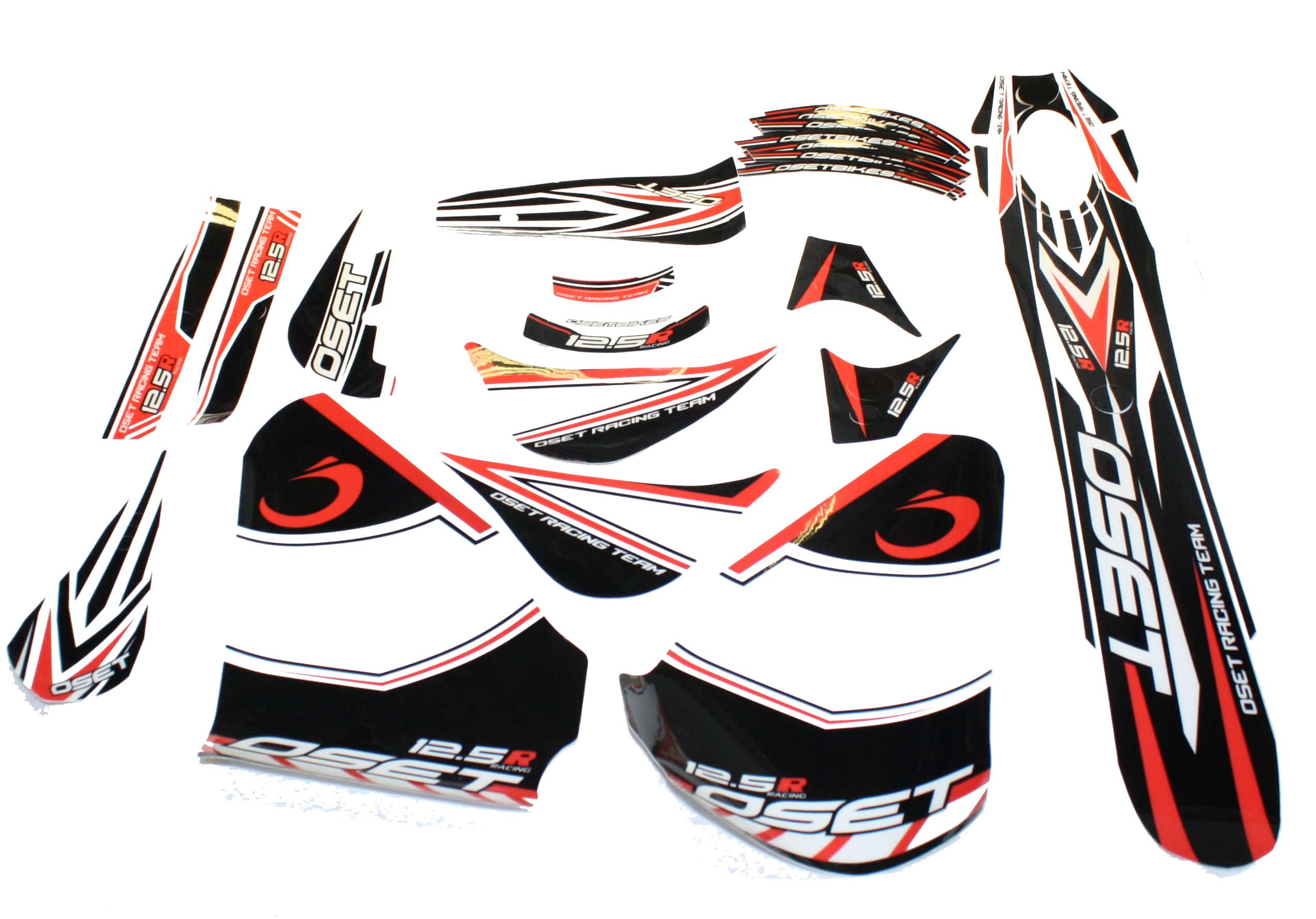Stickerset 12,5" Racing 2015 | Oset | 57-STI011374 | Non Stop Motoren